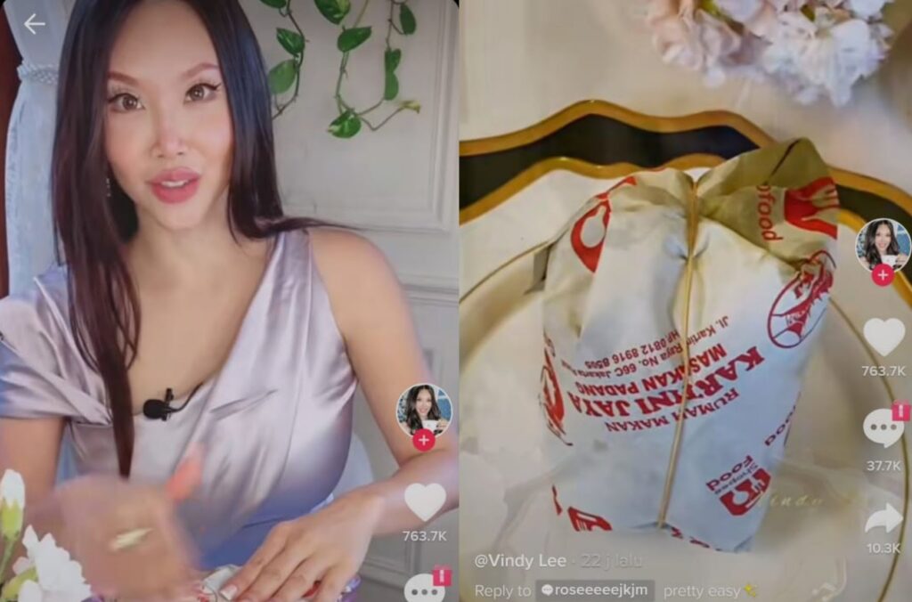 Viral! Chef Vindy Lee Ajarkan Cara Makan Nasi Padang Elegan Pakai Garpu ...